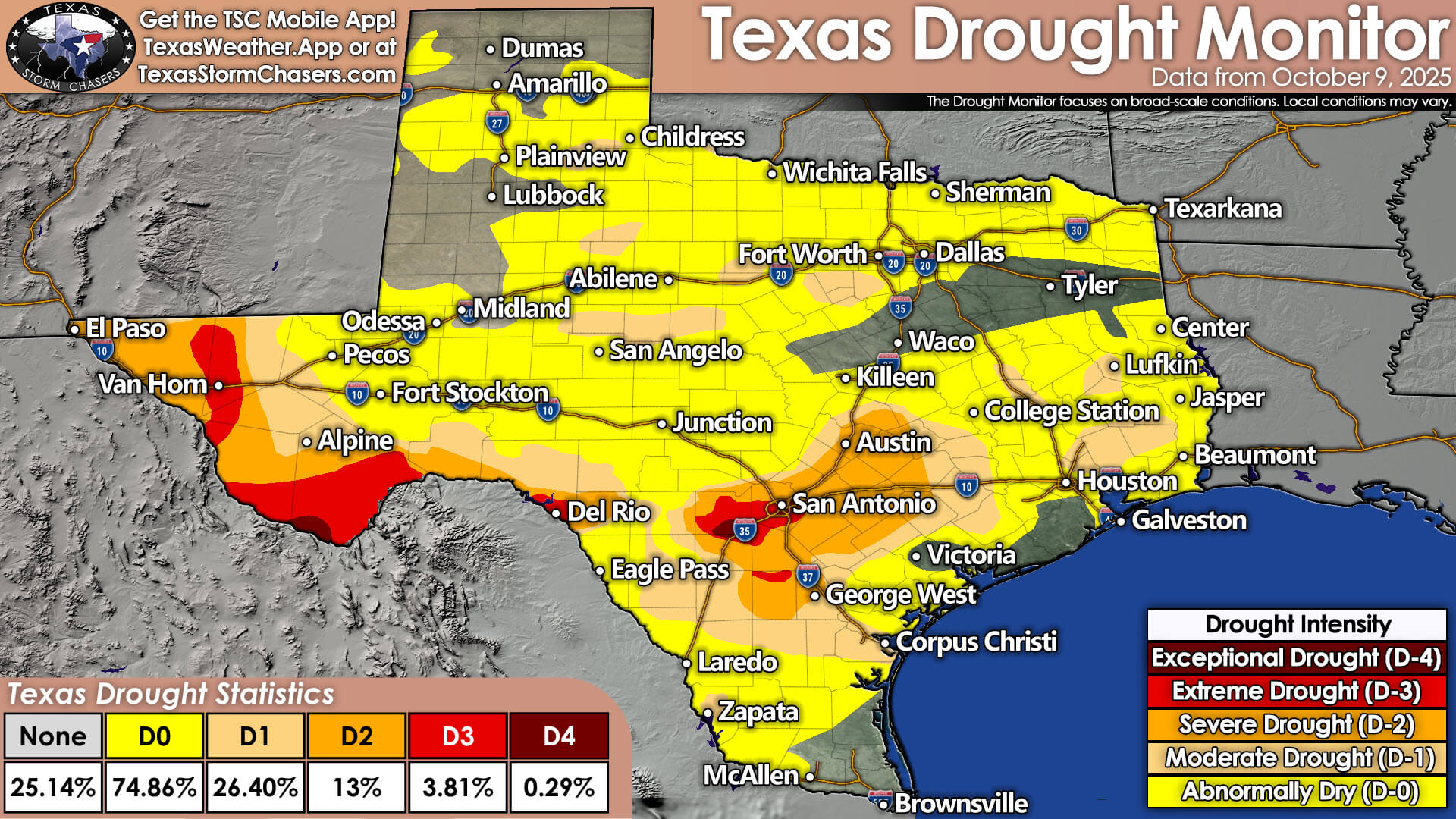 Flash Drought Expands as Fire Danger Escalates – Texas Weather Roundup ...