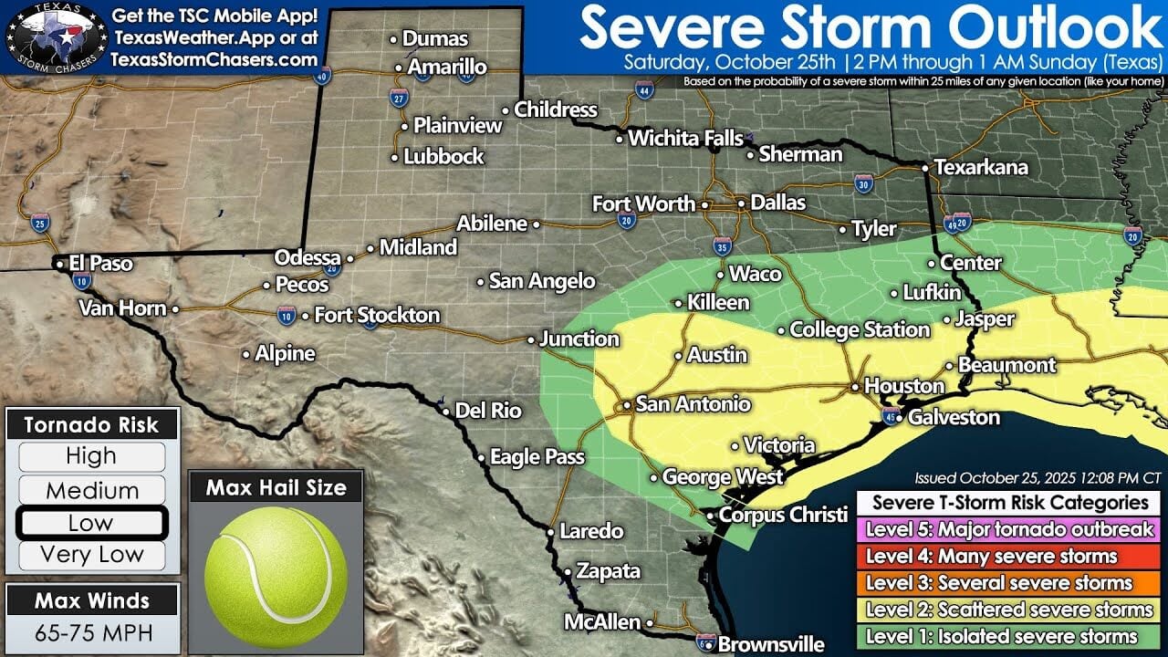 Texas Cold Front Sparks Storms & Severe Weather Threat | Sept 5, 2025 Afternoon Update